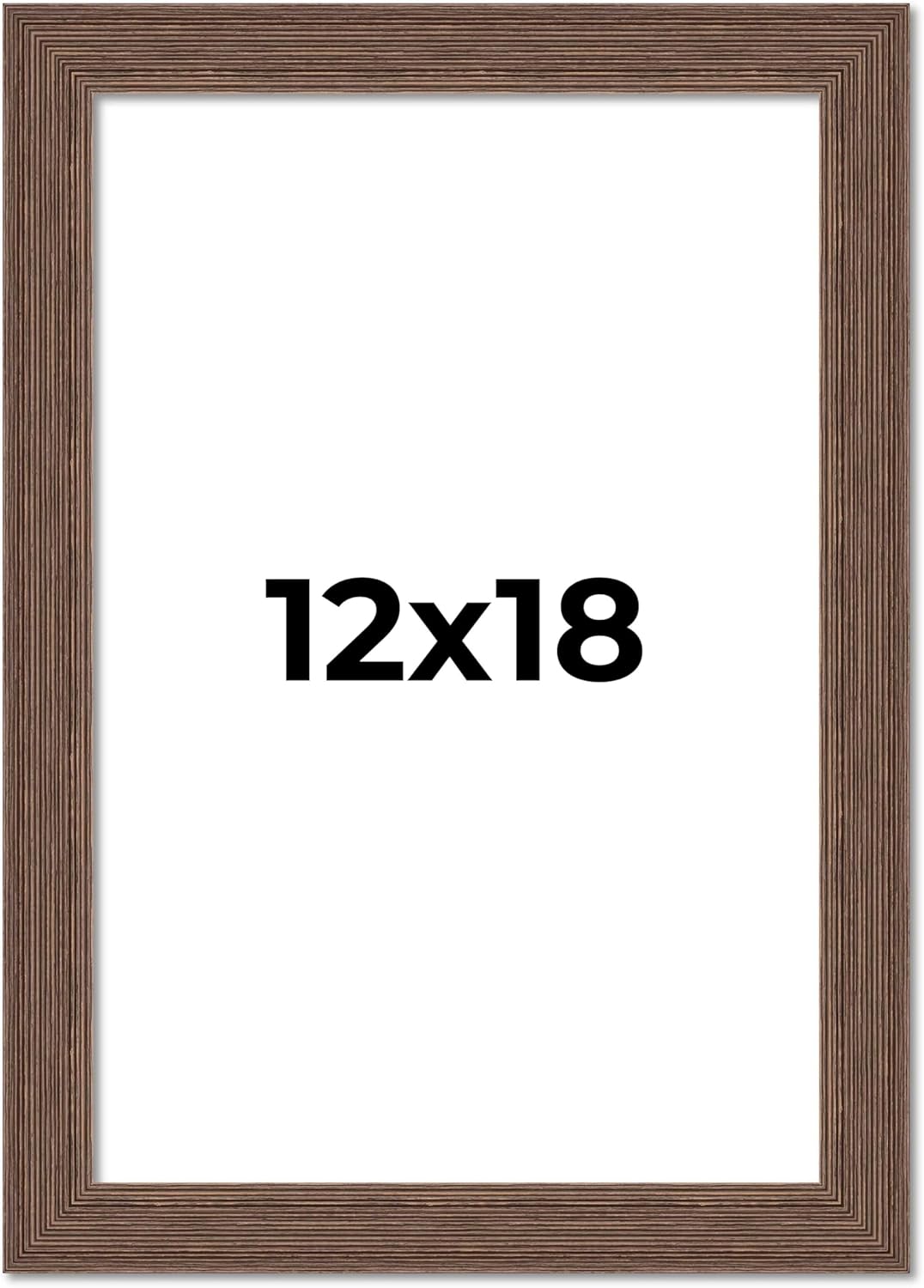 Amazon.com - 12x18 Frame Brown Distressed Barnwood Picture Frame ...