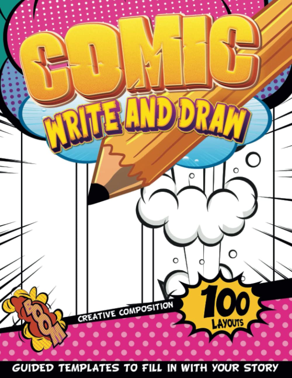 Buy Comic Layouts For Kids Drawing: Comic Paper Crafts For Kids To ...