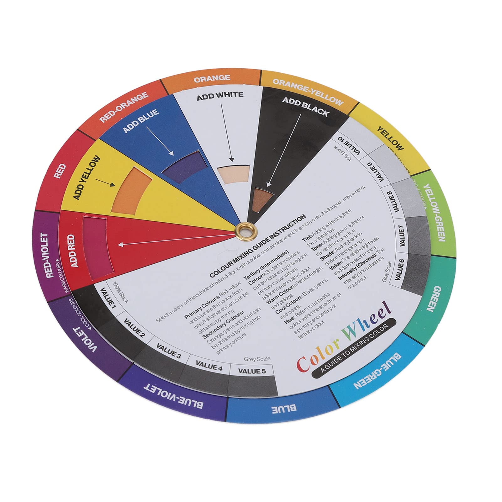 Tertiary Color Wheel Chart