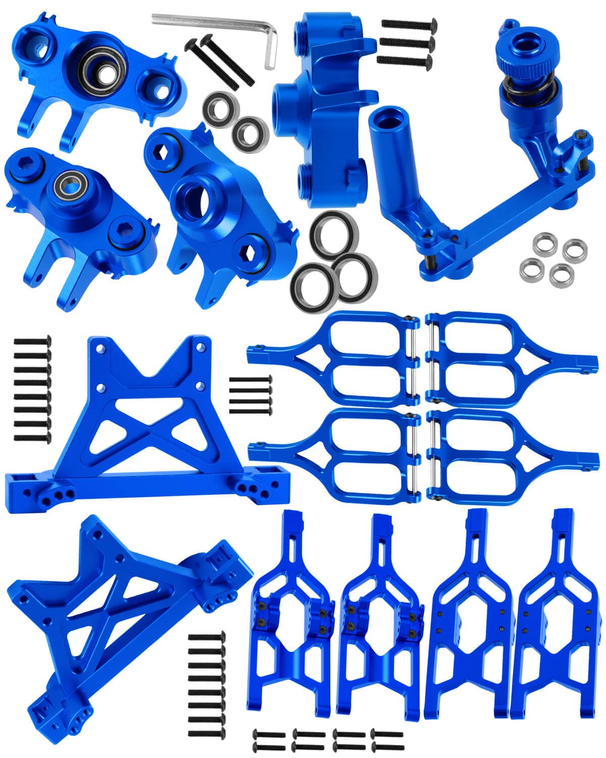 Amazon.com: RCMYou RC Upgrades Part for 1/10 T-Maxx/E-Maxx,Aluminum ...