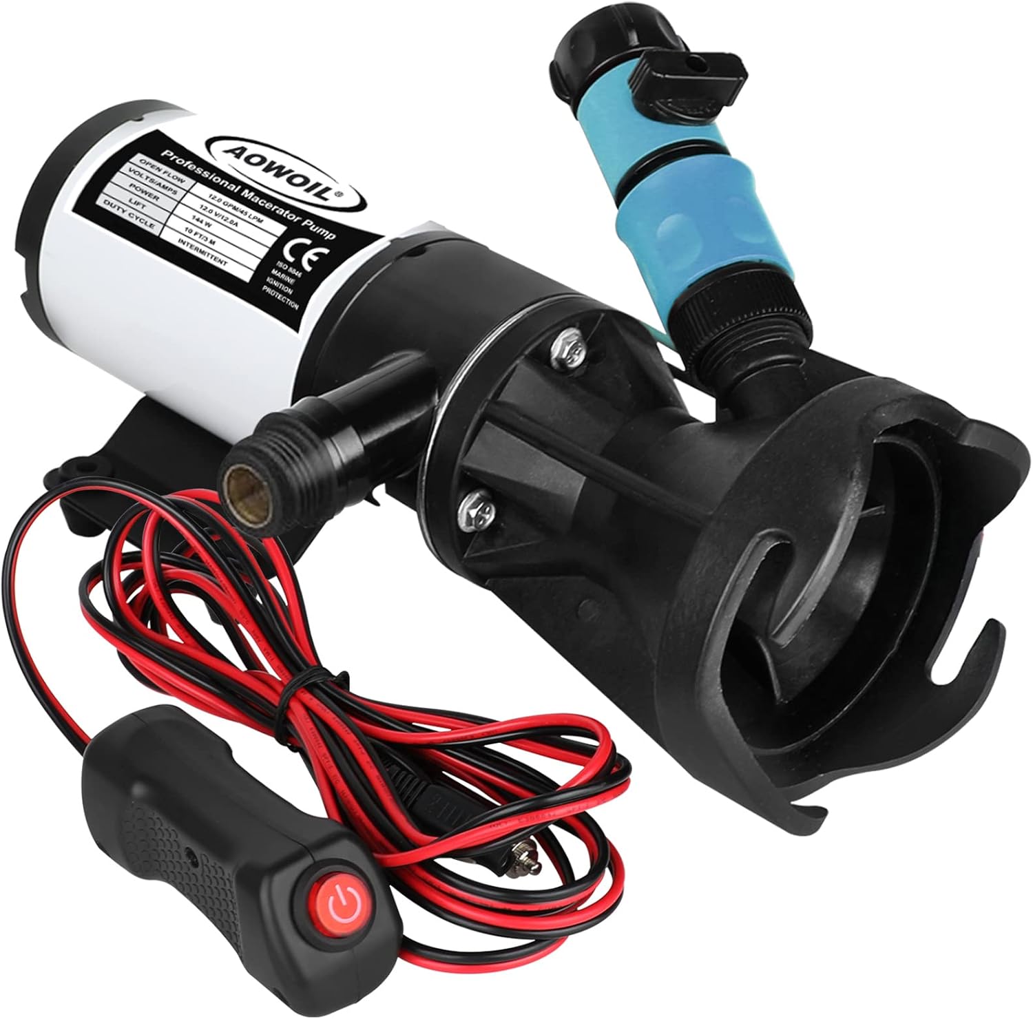 Amazon.com: Portable RV Macerator Pump 12V 12GMP, RV Waste Pump with ...