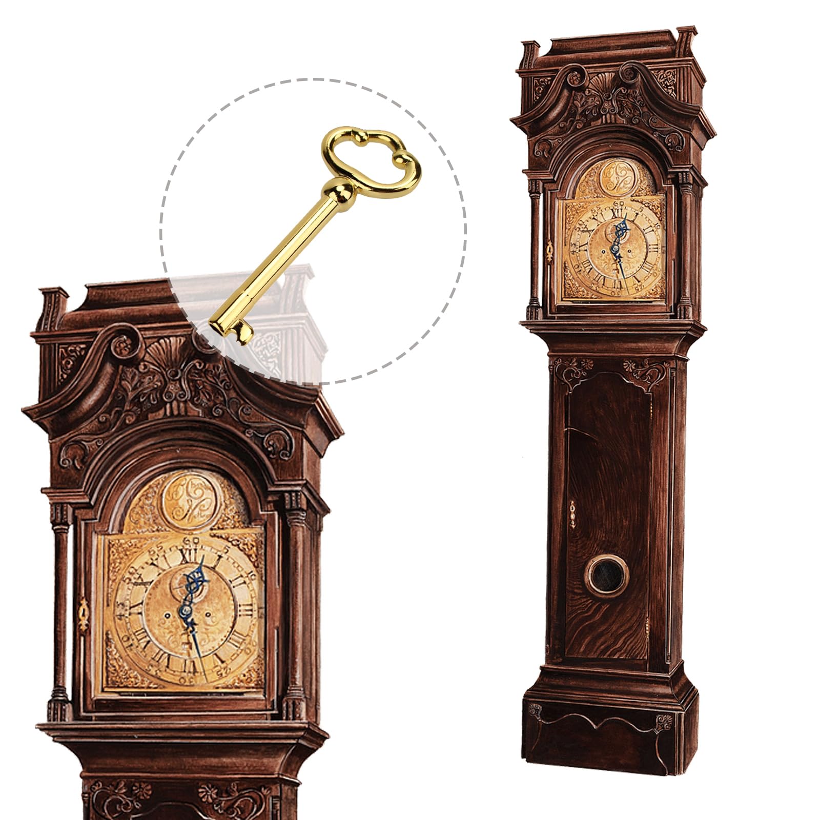 Snapklik.com : VIDABTE KY-2AB And KY-3AB Universal Barrel Skeleton Keys