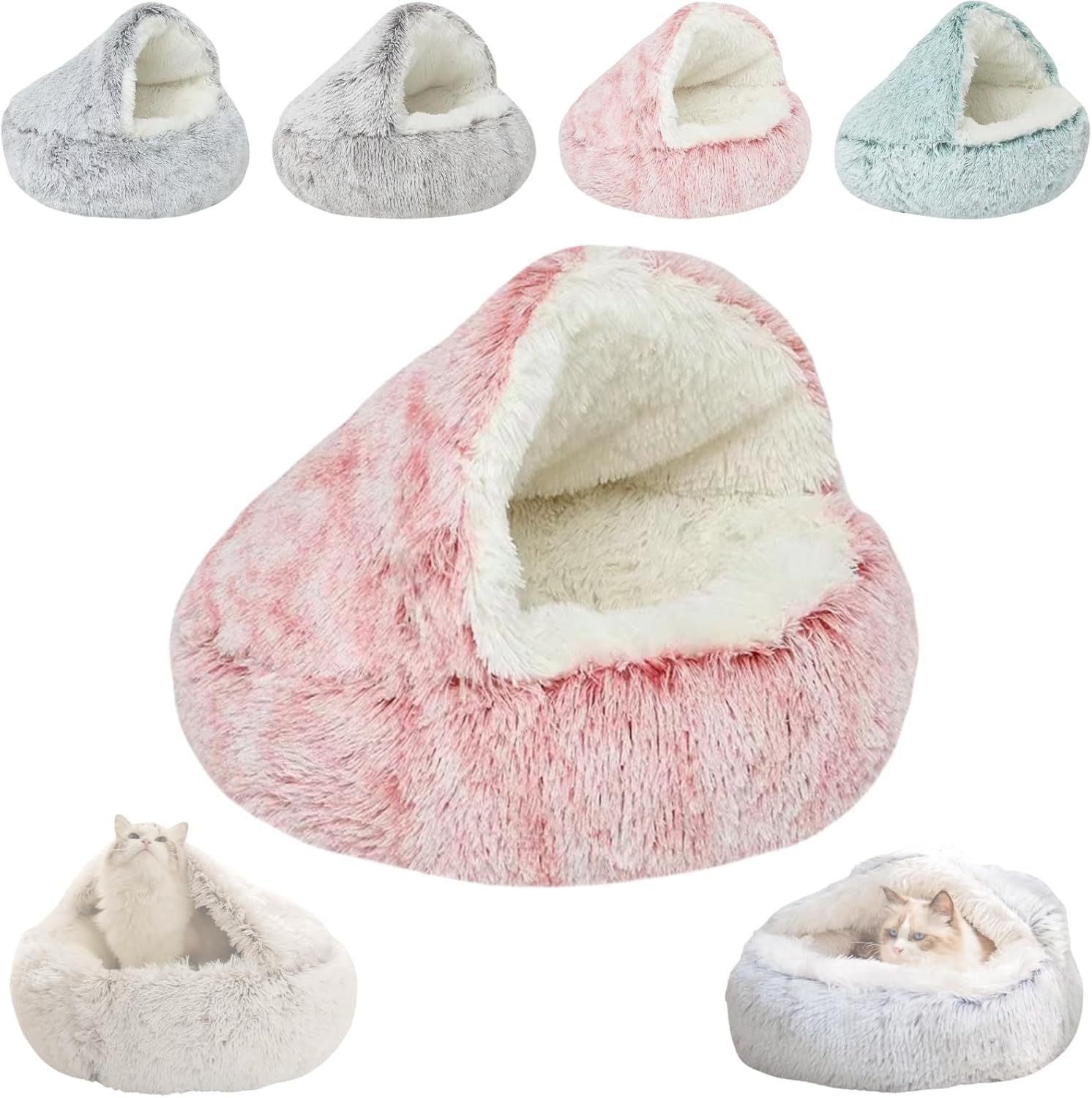 Amazon.com : Olvys Cozy Cocoon Dog Bed, 15.7”/19.7”/25.6”/31.5”/39.3 ...