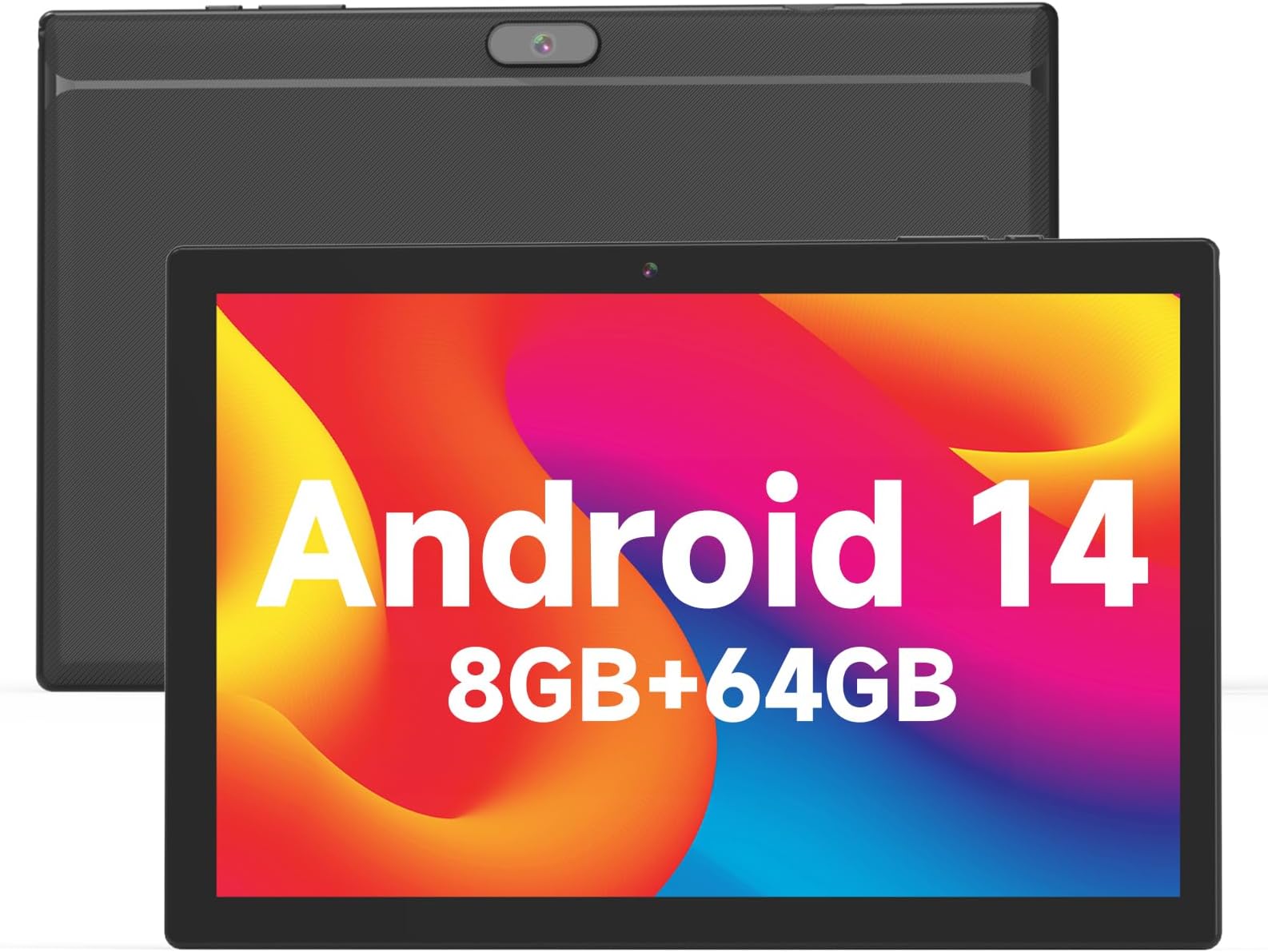 Amazon.com : Android 14 Tablet 10 Inch Tablet, DDR4 8GB RAM 64GB ...