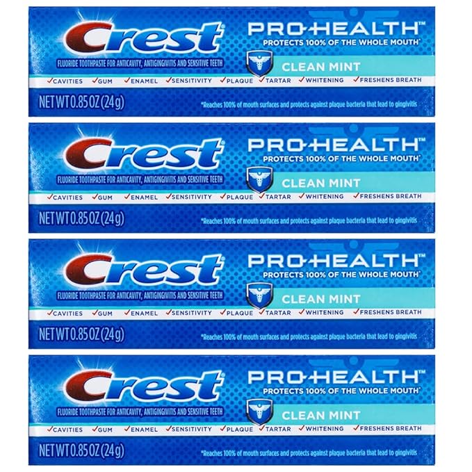 Amazon.com : Crest Pro-Health, Clean Mint Toothpaste, 0.85 oz (24g ...