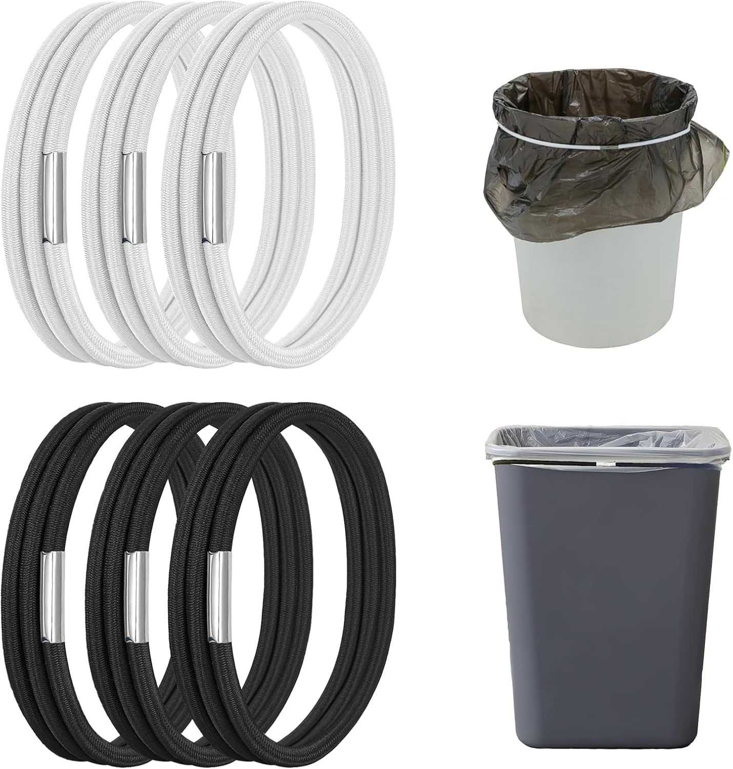 Amazon.com: HYLIYAKI Trash Can Bands, Garbage Can Bands Fit 8-30 Gallon ...