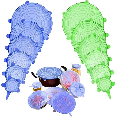 Amazon.com - Modfamily Silicone Stretch Lids (7 pack, includes ...