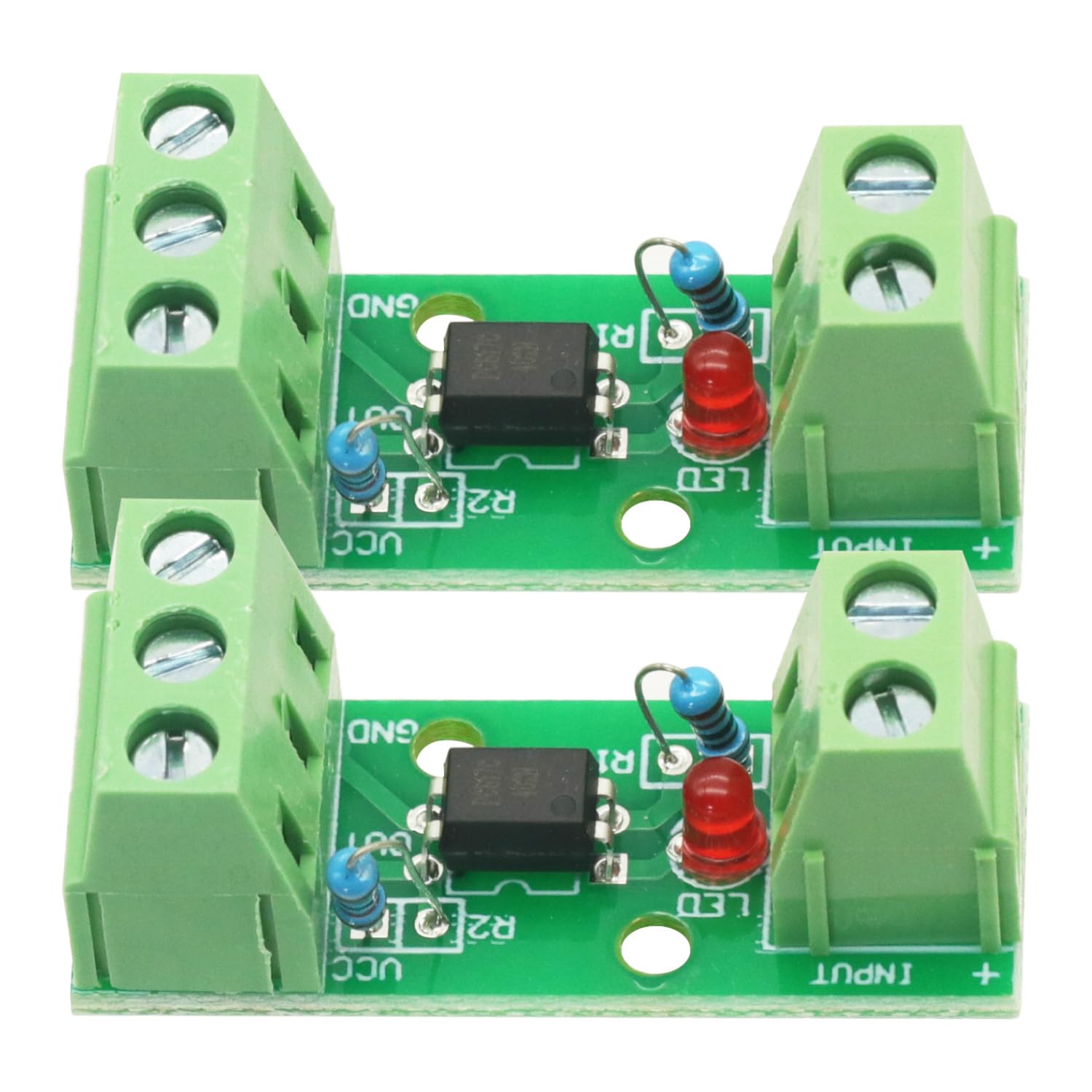 Snapklik.com : 2Pcs 1 Channel Way Optocoupler Isolation Module PC817 DC ...