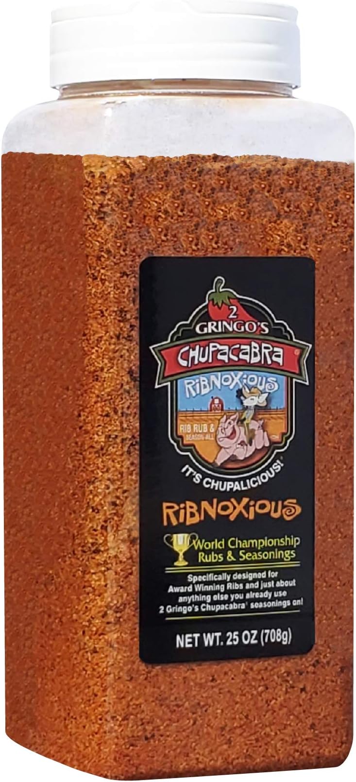 Amazon.com : 2 Gringos Chupacabra Original Seasoning Without MSG, 25 ...