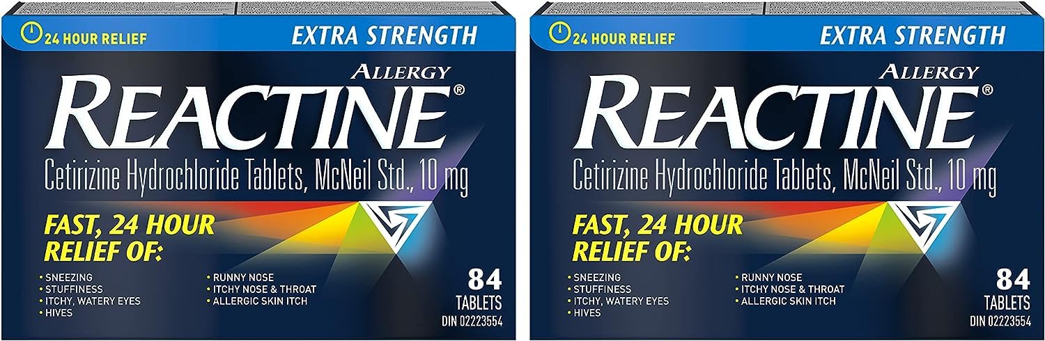 Reactine Extra Strength Antihistamine Tablets - 10mg Cetirizine ...