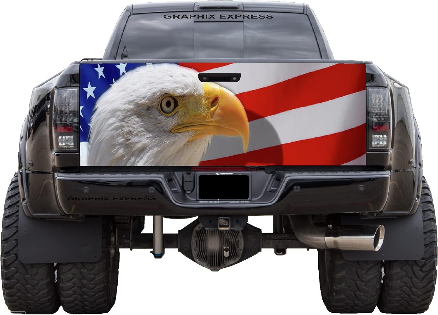 Amazon.com: GRAPHIX EXPRESS Truck Tailgate Wrap for Pickup Trucks (T43 ...