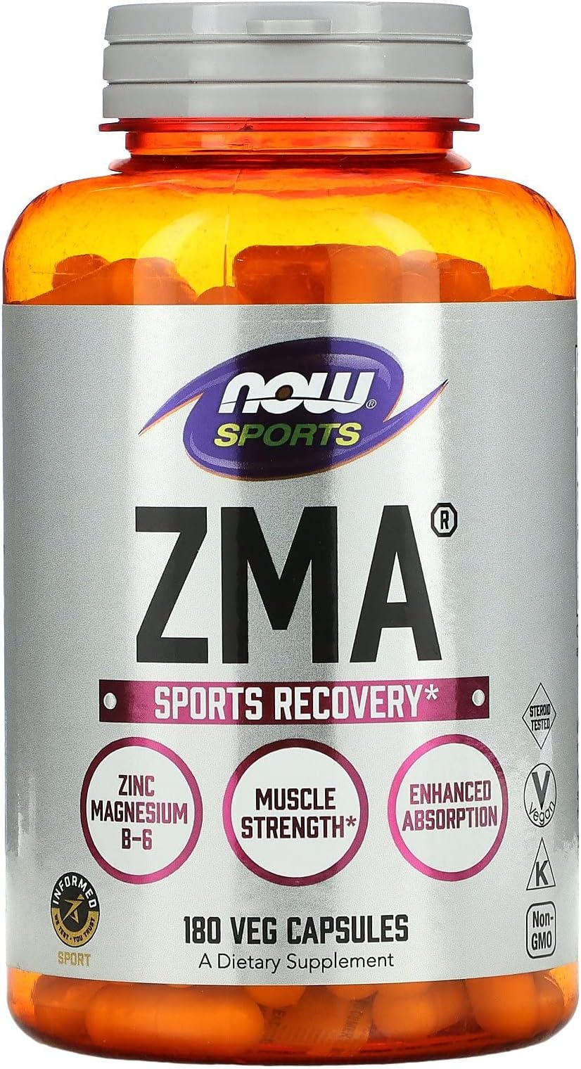 Amazon.com: Now Foods ZMA 800MG, 180 Count : Health & Household