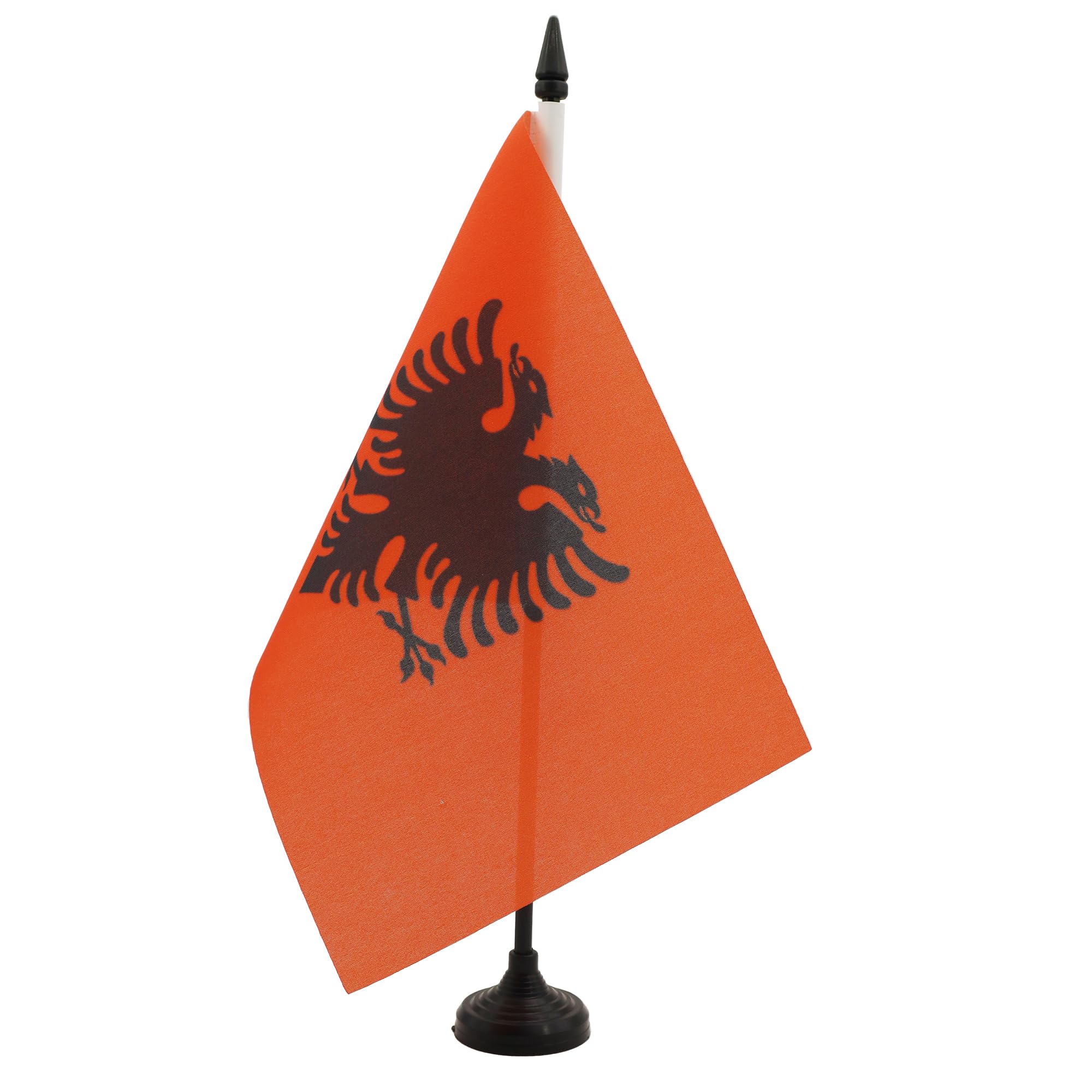 Amazon.com: Albania Table Flag 5'' x 8'' - Albanian Desk Flag 21 x 14 ...