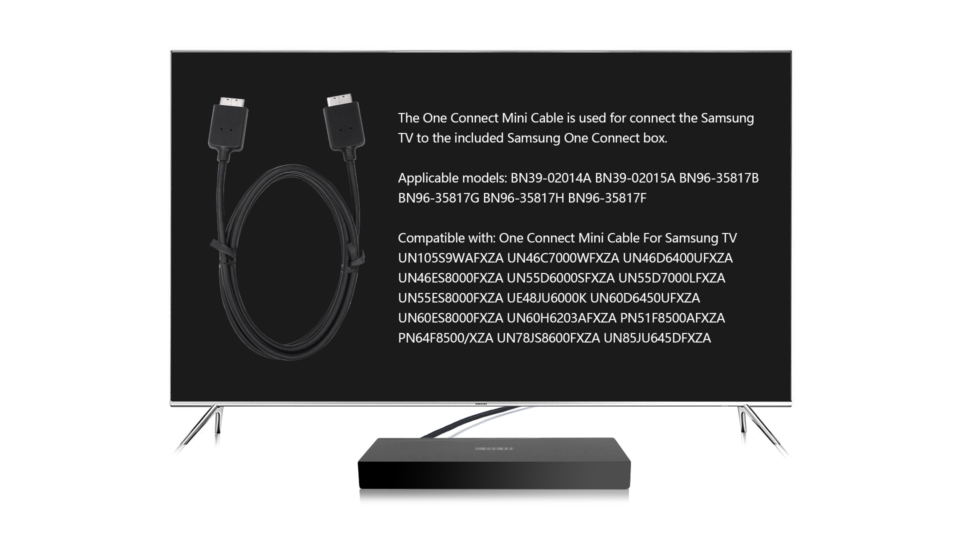 Watch BN96-35817G One Connect Mini Cable for Samsung TV on Amazon Live