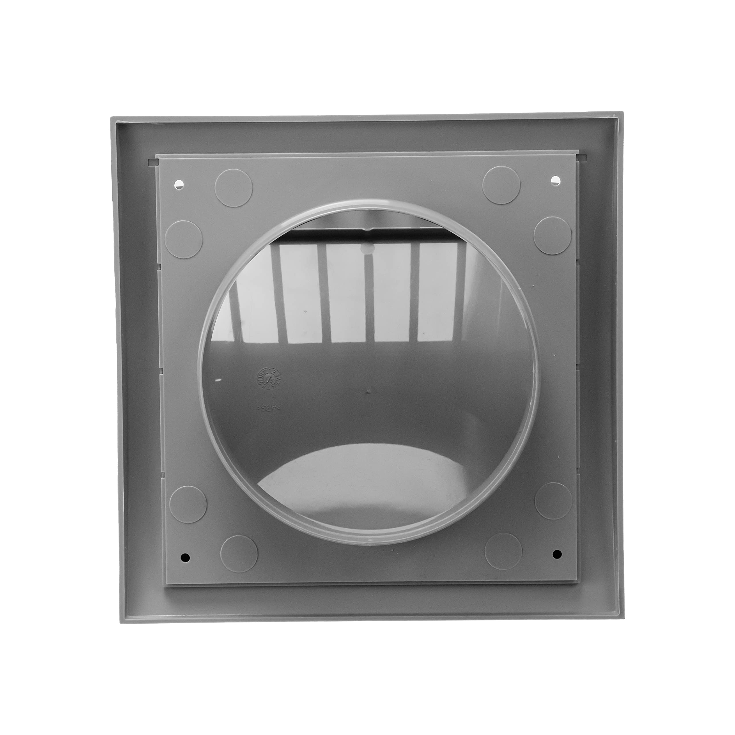 Vent Systems Gray 125 mm / 5″ Inch Exhaust Vent Cover – Dryer Vent Hood ...