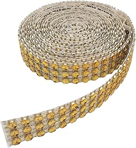 Diamante Strips, CTRICALVER Three Row Diamond DIY Diamond Dtickers, 3 ...
