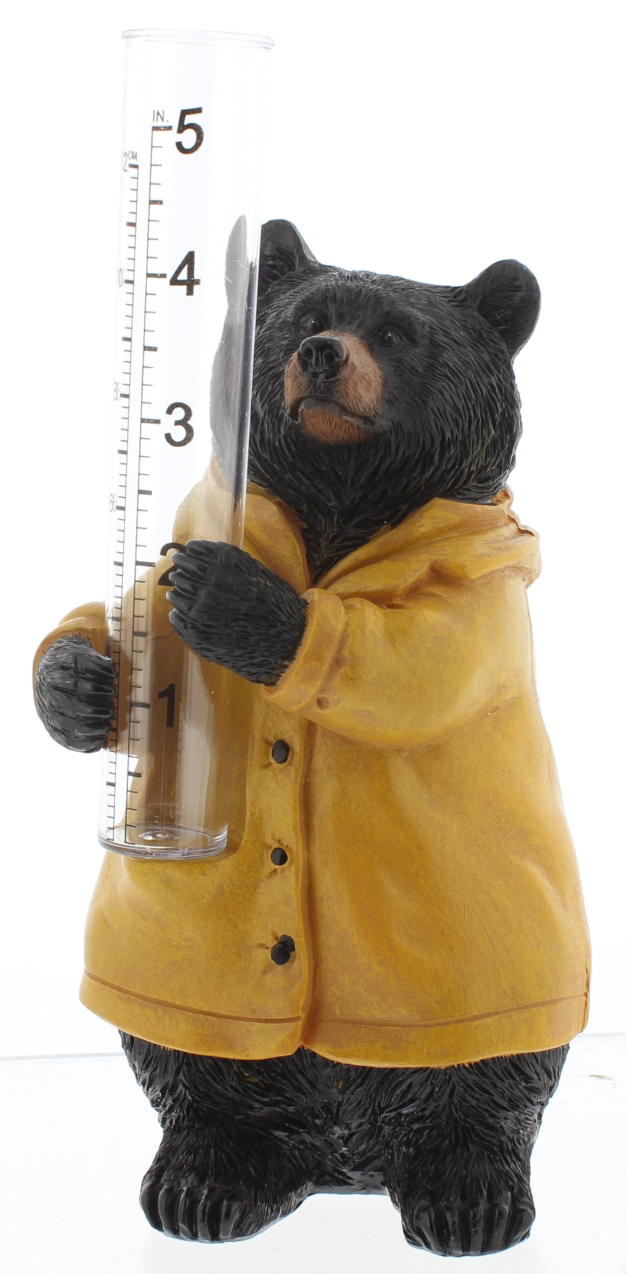 Amazon.com: The Bridge Collection 7" Black Bear Weather Rain Gauge ...