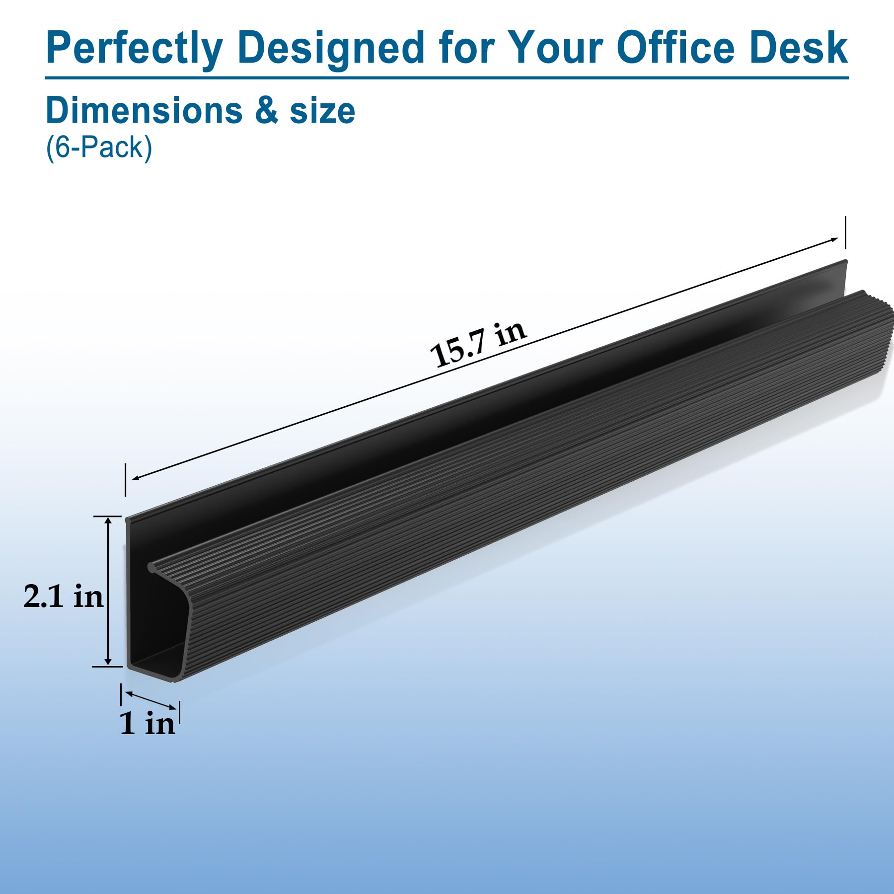 Snapklik.com : Cable Management J Channel Under Desk - Easy Installation