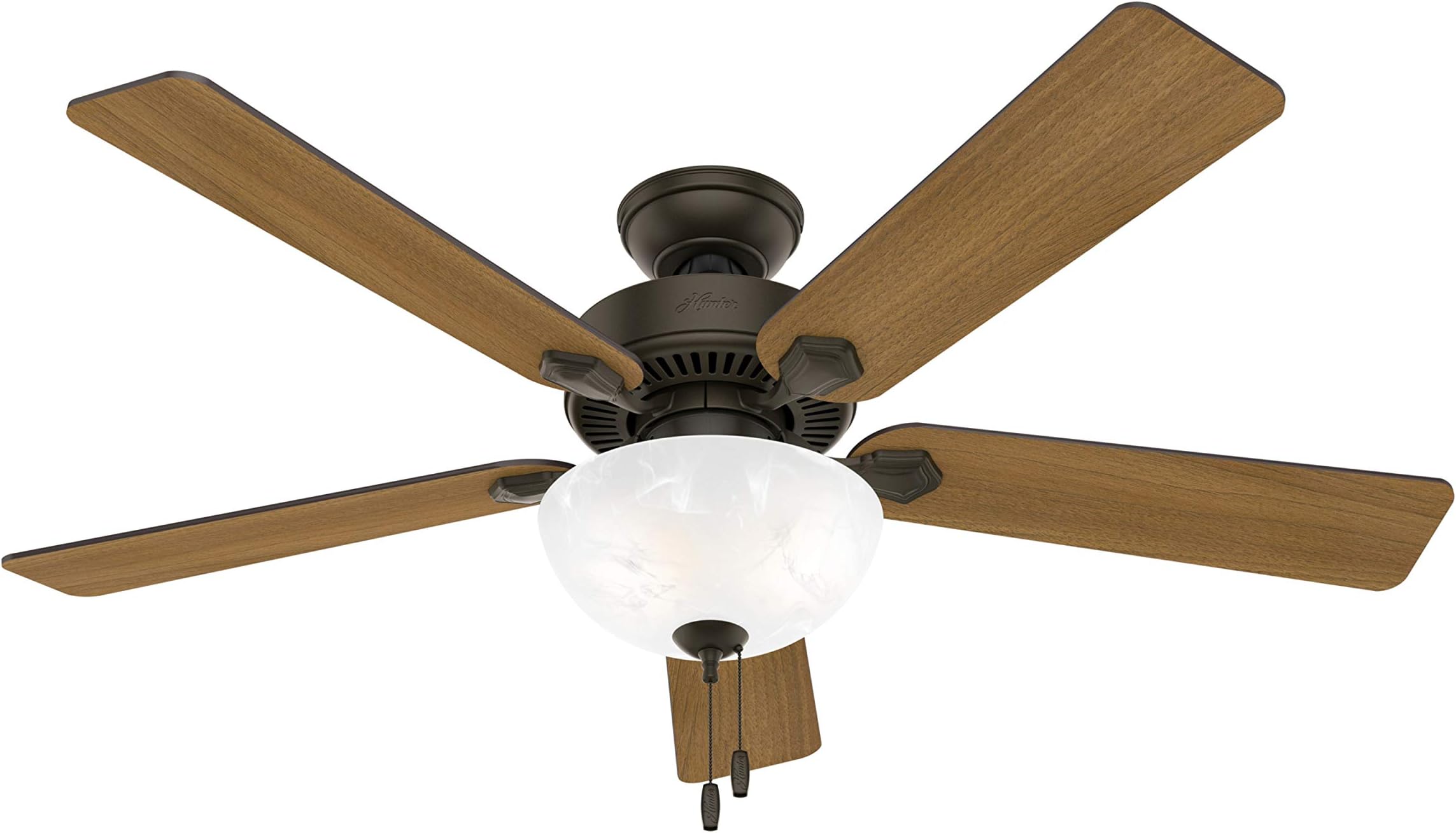 Hugger 52 Inch LED Espresso Bronze Ceiling Fan Model AL383LED-BN ...