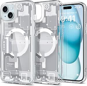 Amazon.com: Spigen Ultra Hybrid MagFit Direct Digital Printing Case for iPhone 15 Plus [Custom ...