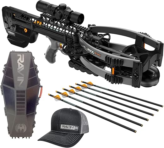Amazon.com: Ravin R500E Electric Crossbow Package (Slate Gray) with ...