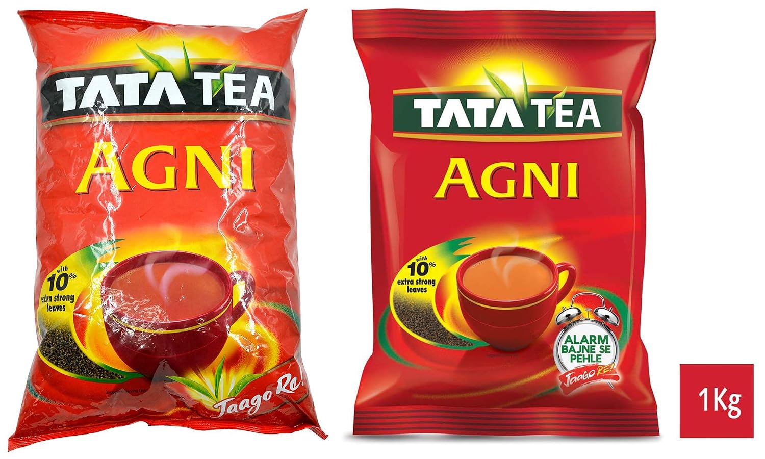 Tata Agni Leaf Tea, 1kg + Tata Tea, Agni, 1kg Pouch : Amazon.in ...