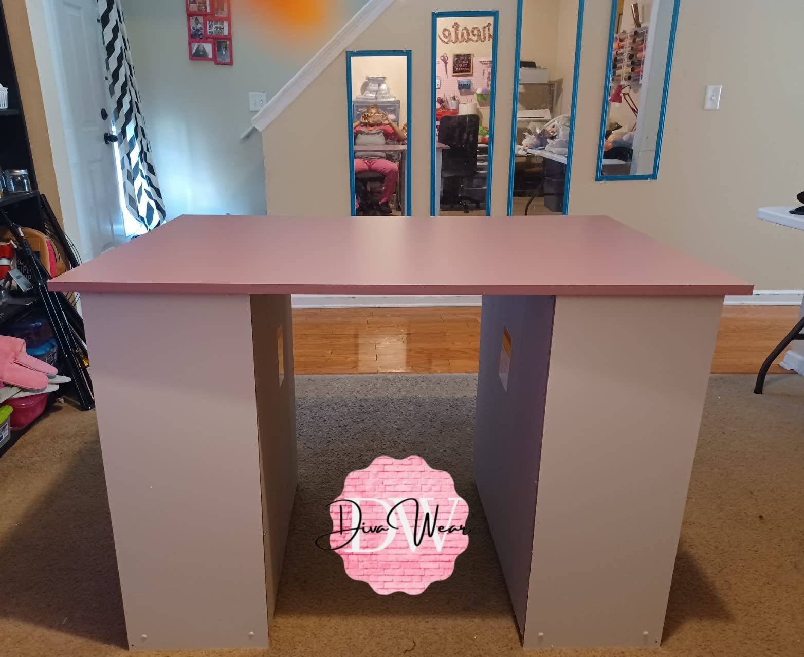 $17/mo - Finance Kaboon 48x30 Desk Table Top,One Piece Wood Desktop for ...