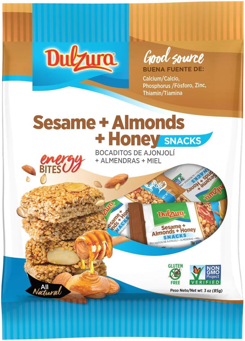 Amazon.com: Sesame seed, Almond & Honey Snacks, 4 Pack : Grocery ...