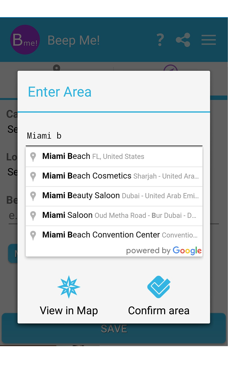 Beep Me! - A location based reminder app - App on Amazon Appstore