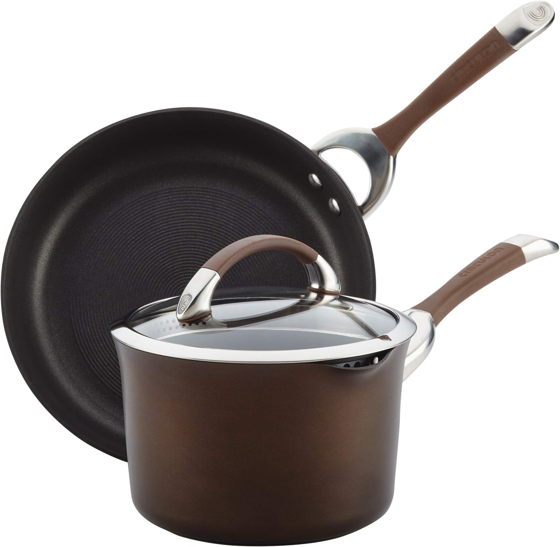 Amazon.com: Circulon Symmetry Hard Anodized Nonstick Cookware Pots and ...