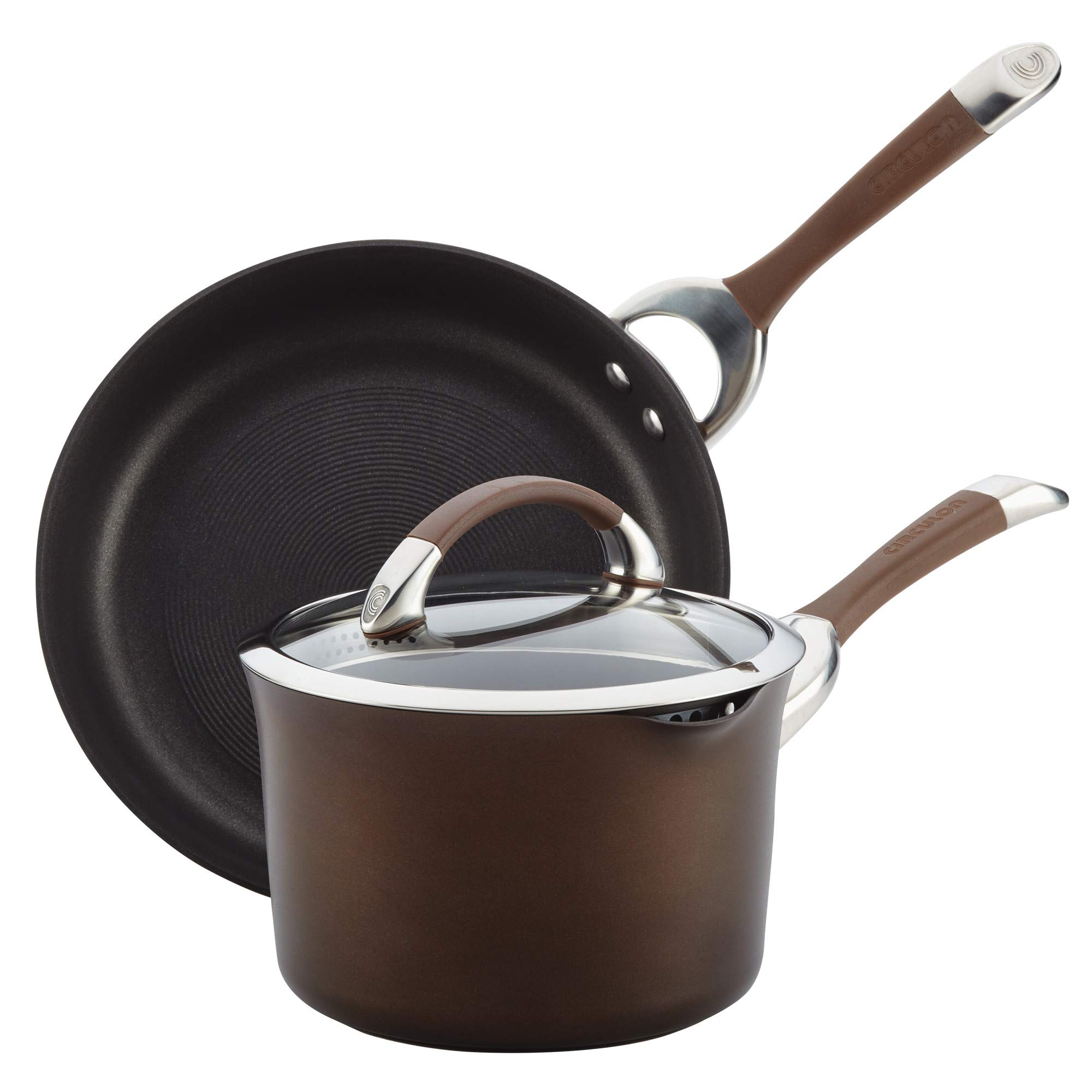 Amazon.com: Circulon Symmetry Hard Anodized Nonstick Cookware Pots and ...