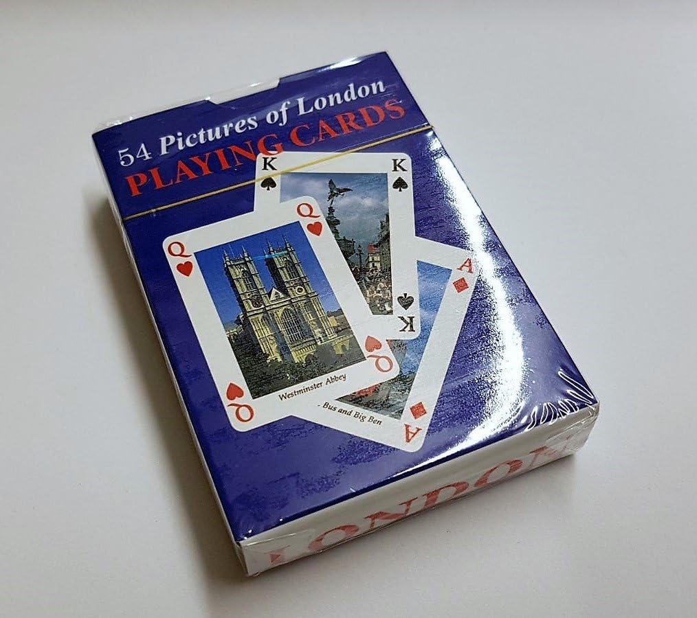 Playing Cards Deck 54 Pictures of London – Novelty London UK Souvenir ...