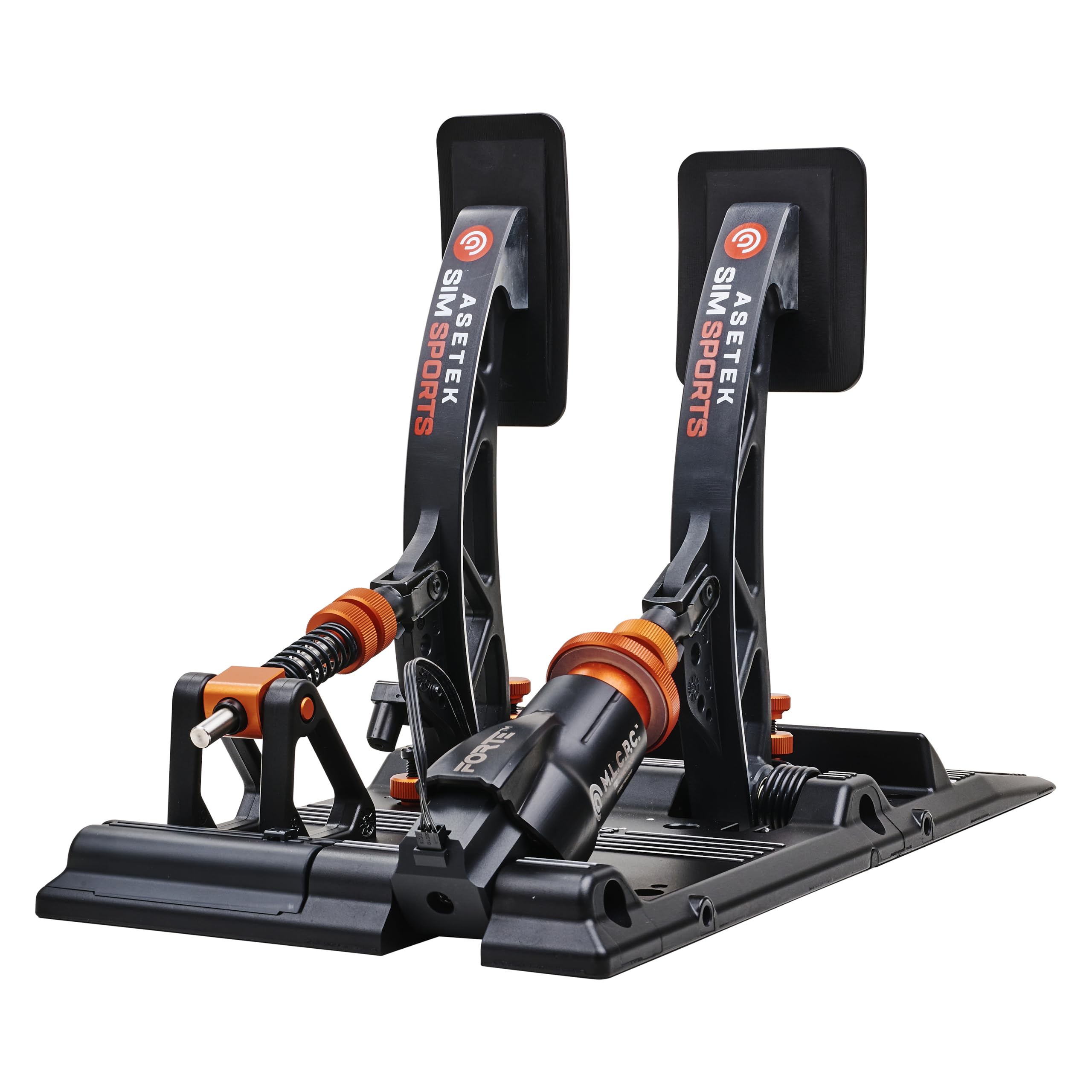 Next Level Racing ASETEK Forte Load Cell Sim Racing Pedals - Adjustable ...