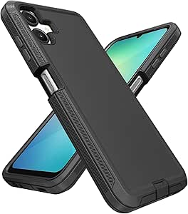 Amazon.com: Jelanry Case for Samsung Galaxy A06 5G, Heavy Duty & Rugged Dual-Layer Shockproof ...