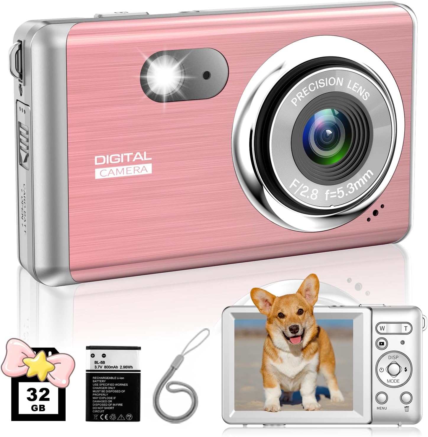 Amazon.com : Digital Camera | FHD 4K Video Camera | Vlogging Camera ...