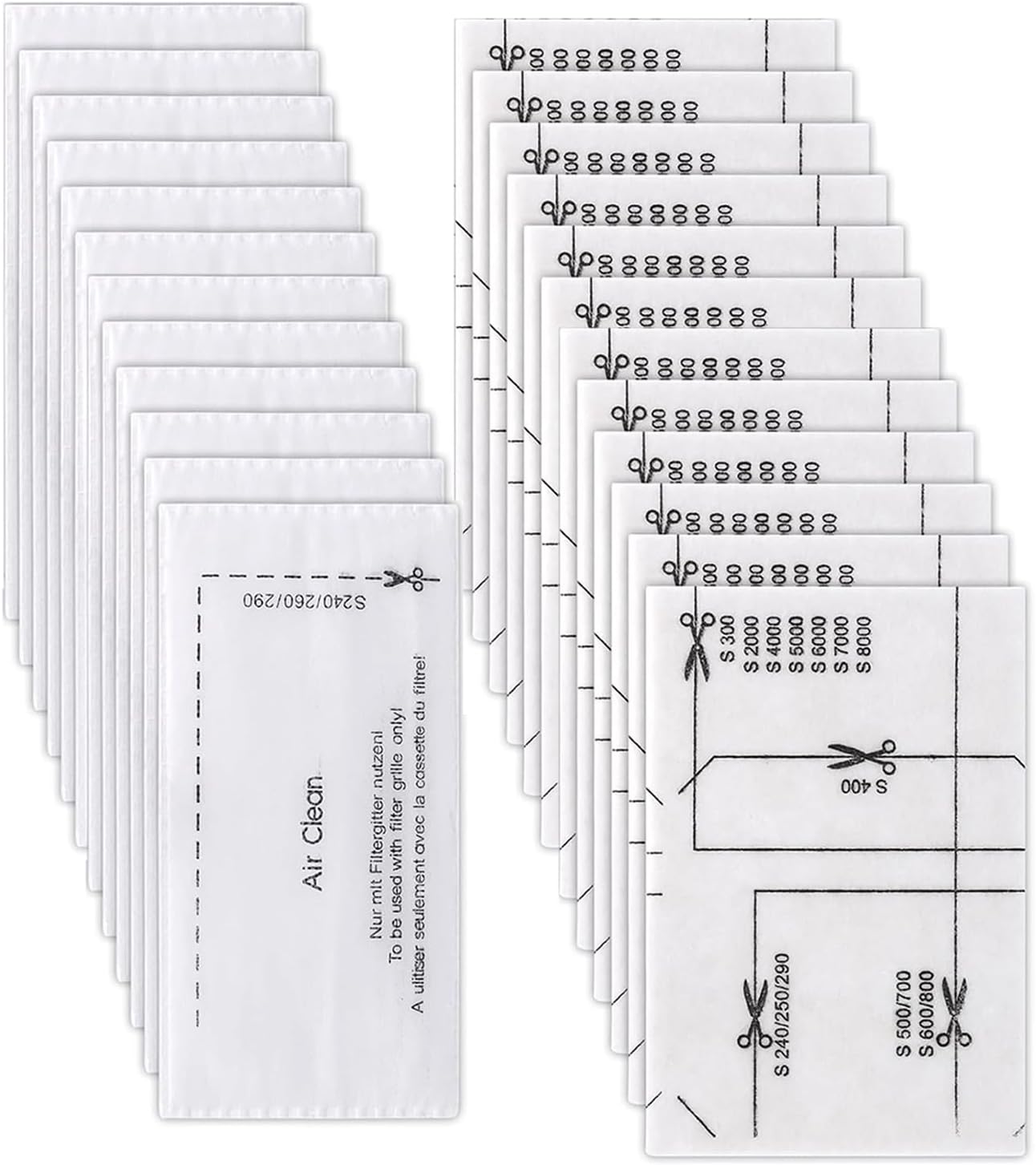 Amazon.com - 12 Pack AirClean Filters and Motor Protection Filters ...
