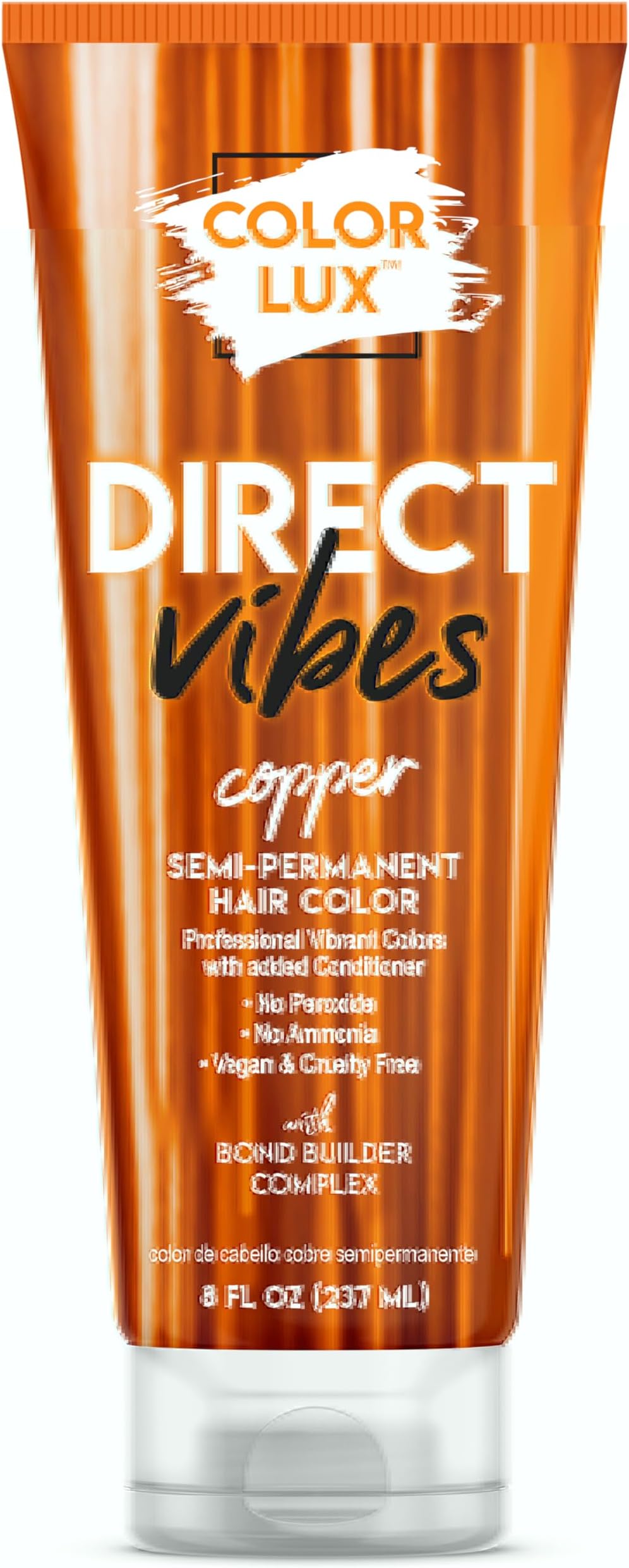 Amazon.com : Color Lux Direct Vibes Semi-Permanent Hair Color, Copper ...