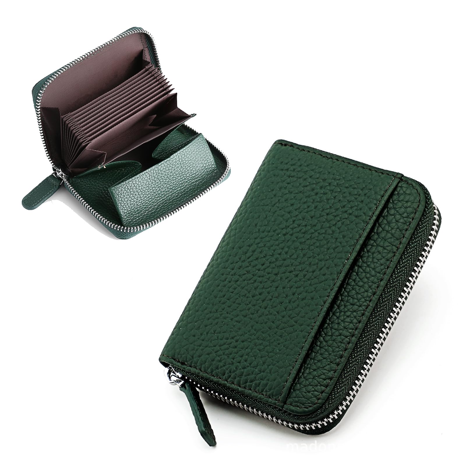 Amazon | [Jessimi] ジェシミ ミニ財布 カードケース 本革 レディース お札を折らずに収納できる コンパクト スキミング防止 ボックス型小銭入れ 牛革 収納 小型 クレジット ...