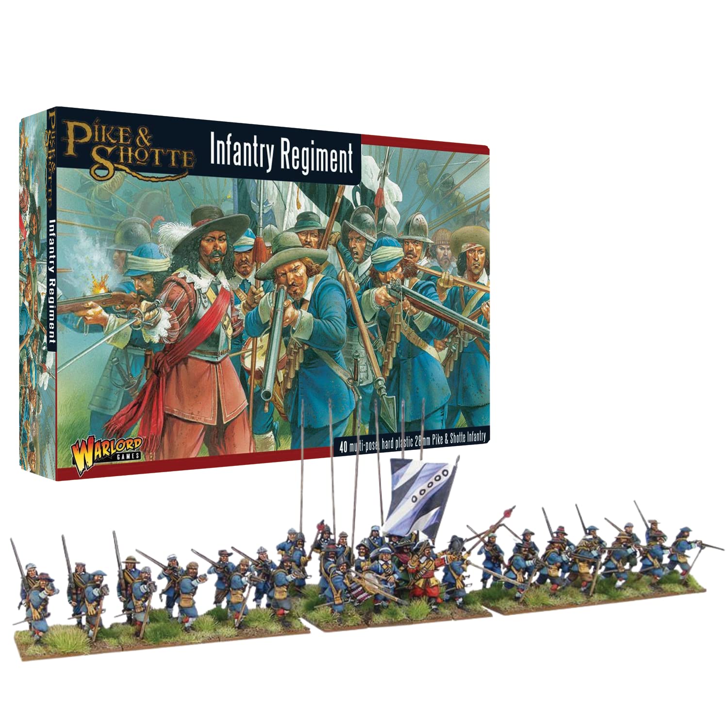Wargames Deliveredpike And Shotte Infantry Regiment 28mm Base ...