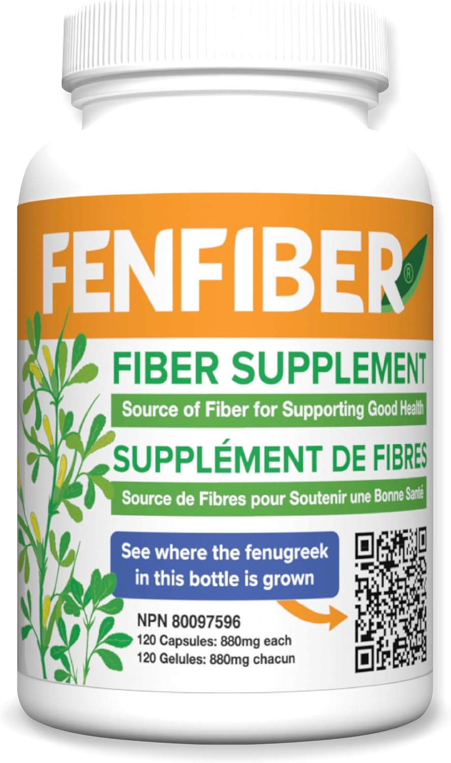 FenFiber | Fenugreek Fiber Supplement [120 count] Canada Product ...