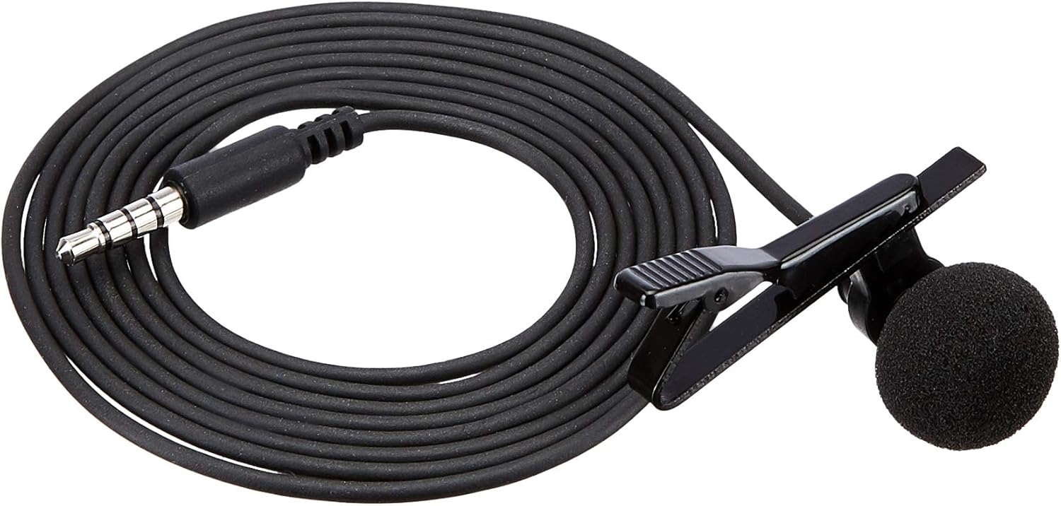 Amazon.com: Amazon Basics Lapel Microphone ­ Omnidirectional Mic ...