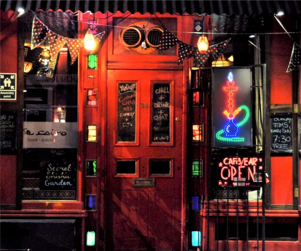 = Shisha LED Sign= The Original Hookah Bright Sign NEON Professional ...