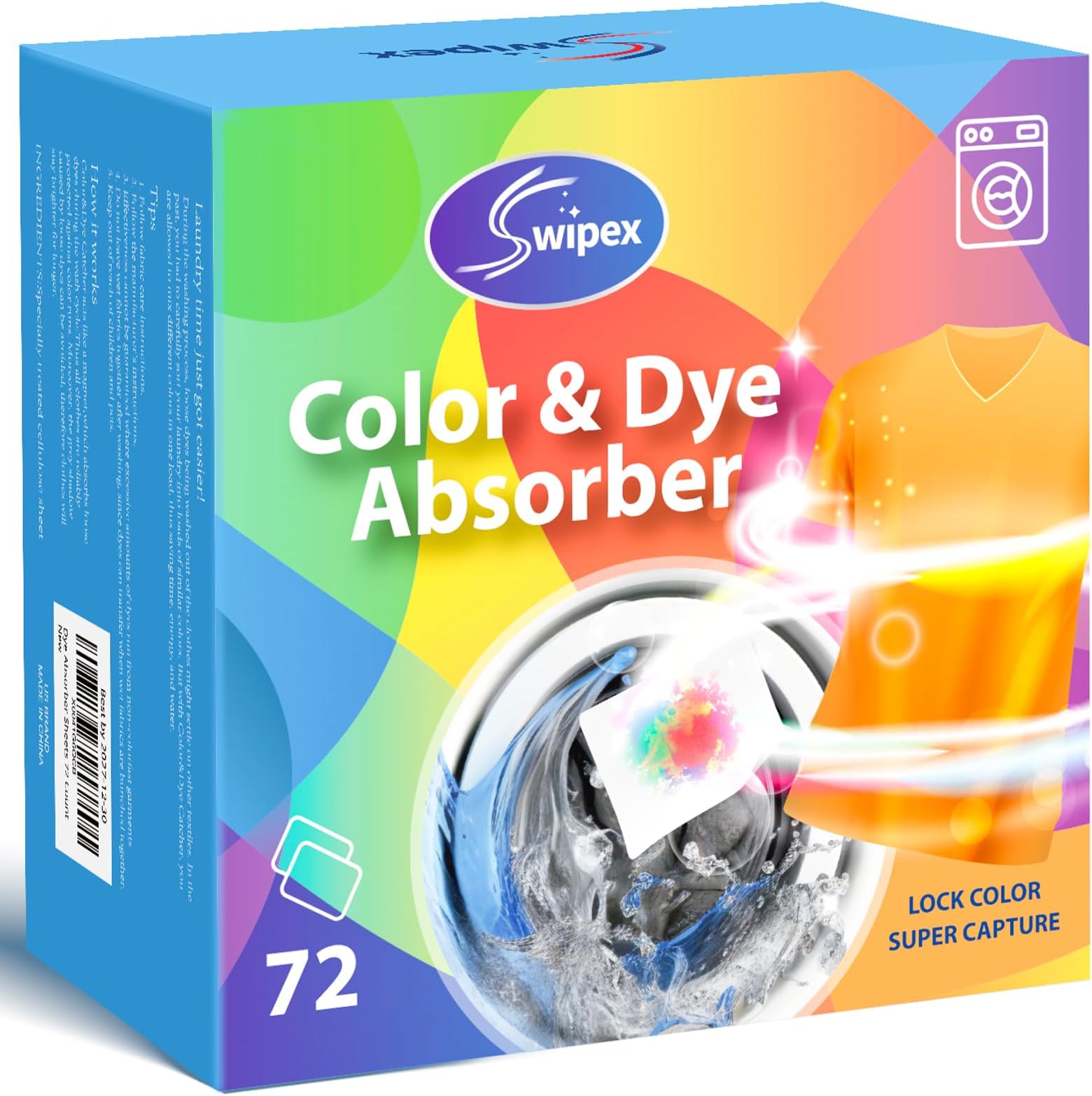 Amazon.com: Shout Color Catcher Dye-Trapping, In-Wash Cloths - 24 ea ...
