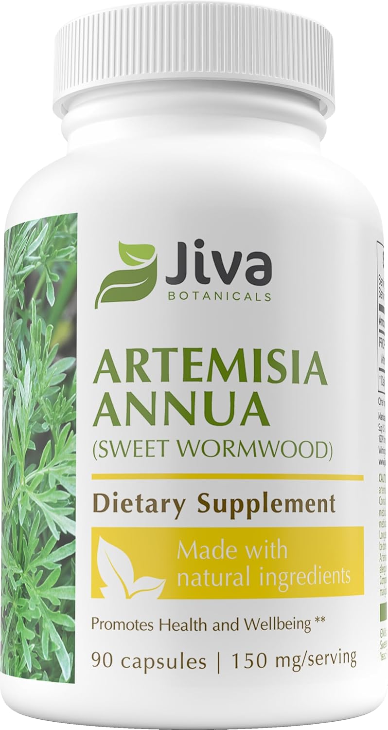 Amazon.com: Jiva Botanicals Artemisia Annua Sweet Wormwood Capsules : Health & Household