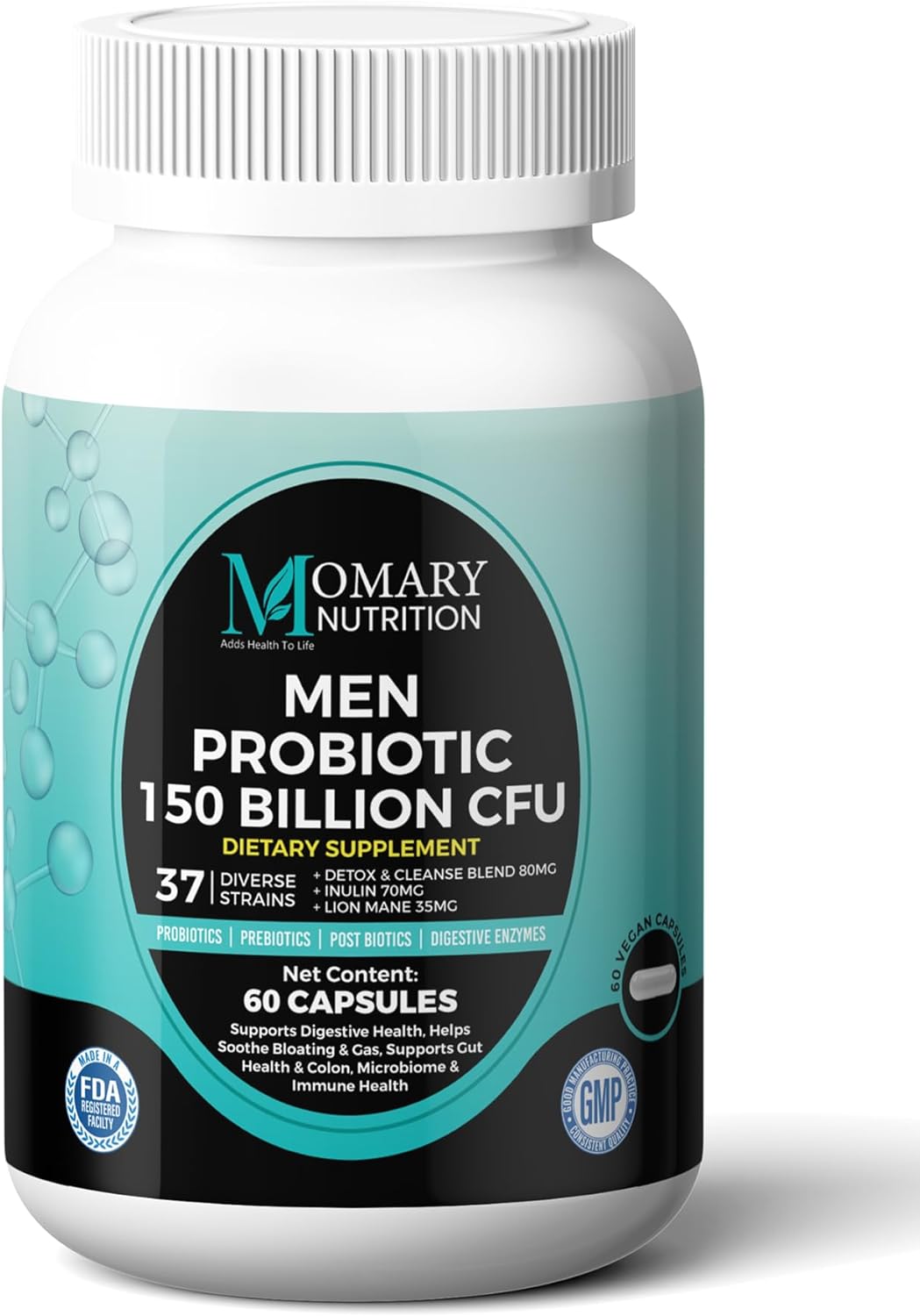Amazon.com: 8 in 1 Bio Cultures Complex for Men, 150 Billion CFU ...