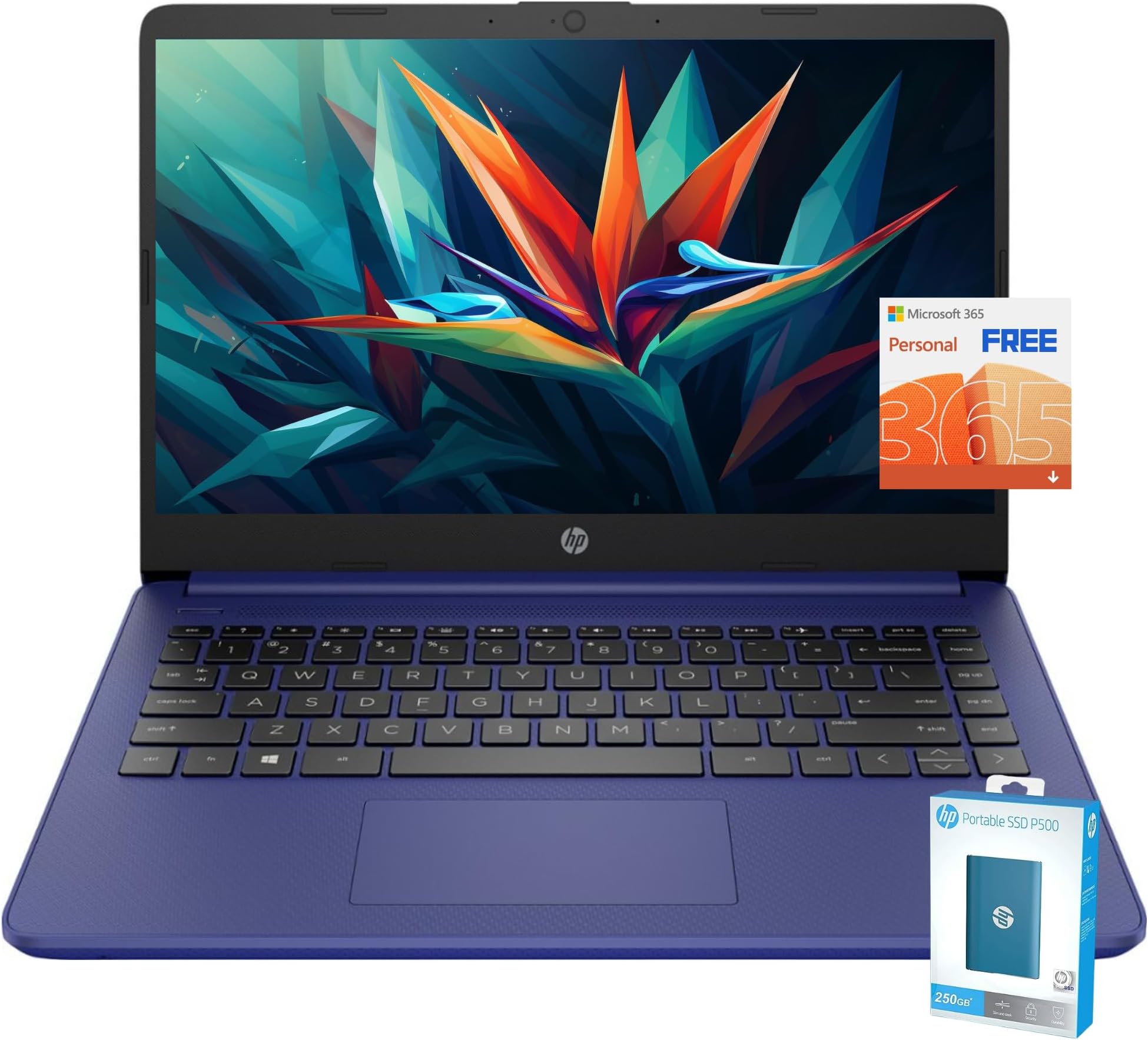 Amazon.com: HP Latest Stream 14" HD Laptop, Intel Celeron Processor ...