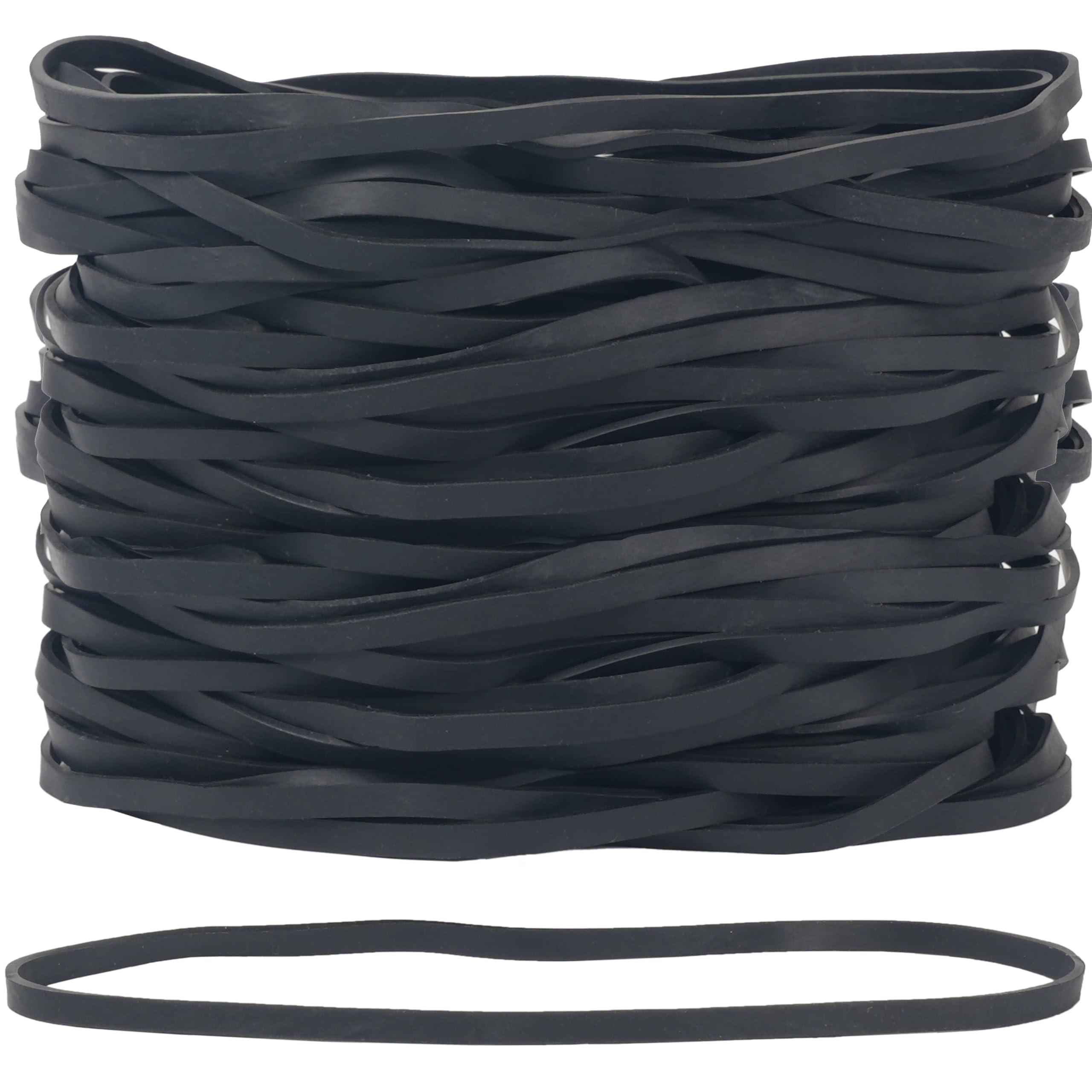 Amazon.com : Foshine-Rubber bands large, Black rubber band 8 inch 45 ...