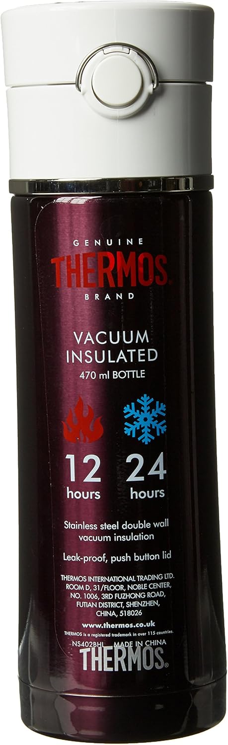 Amazon.com: Thermos Stainless Steel Drinks Bottle, Purple, 470 ml