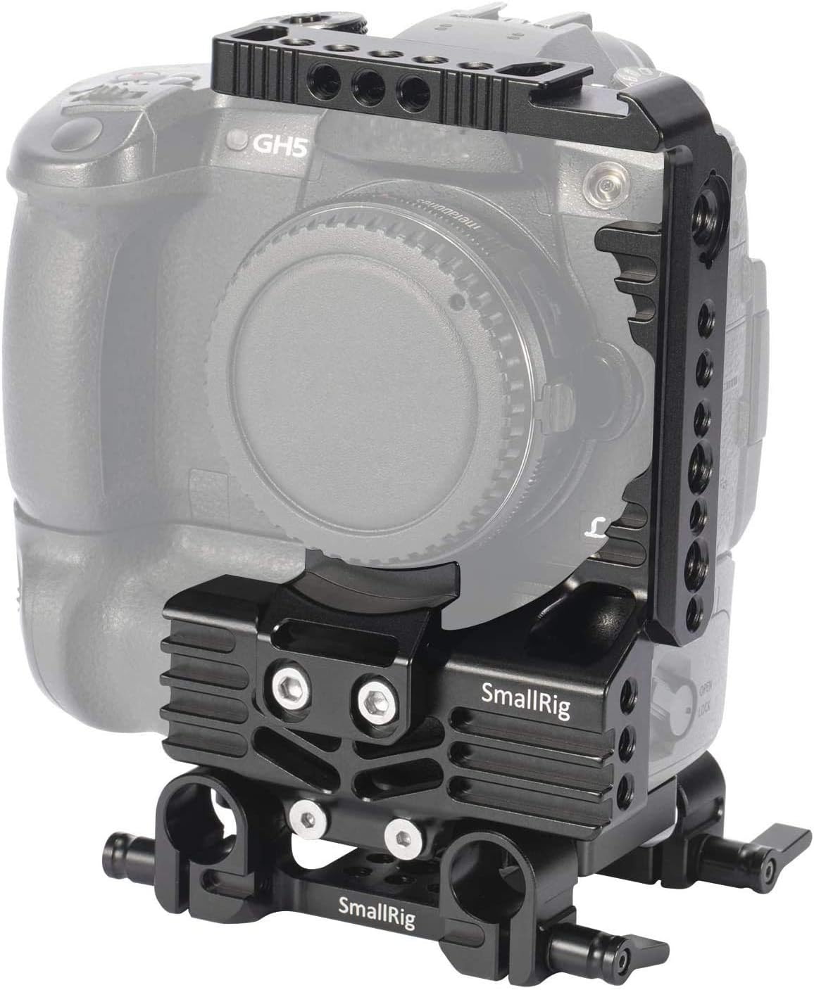 Amazon.com : SMALLRIG GH5 Half Cage Kit for Panasonic Lumix with ...
