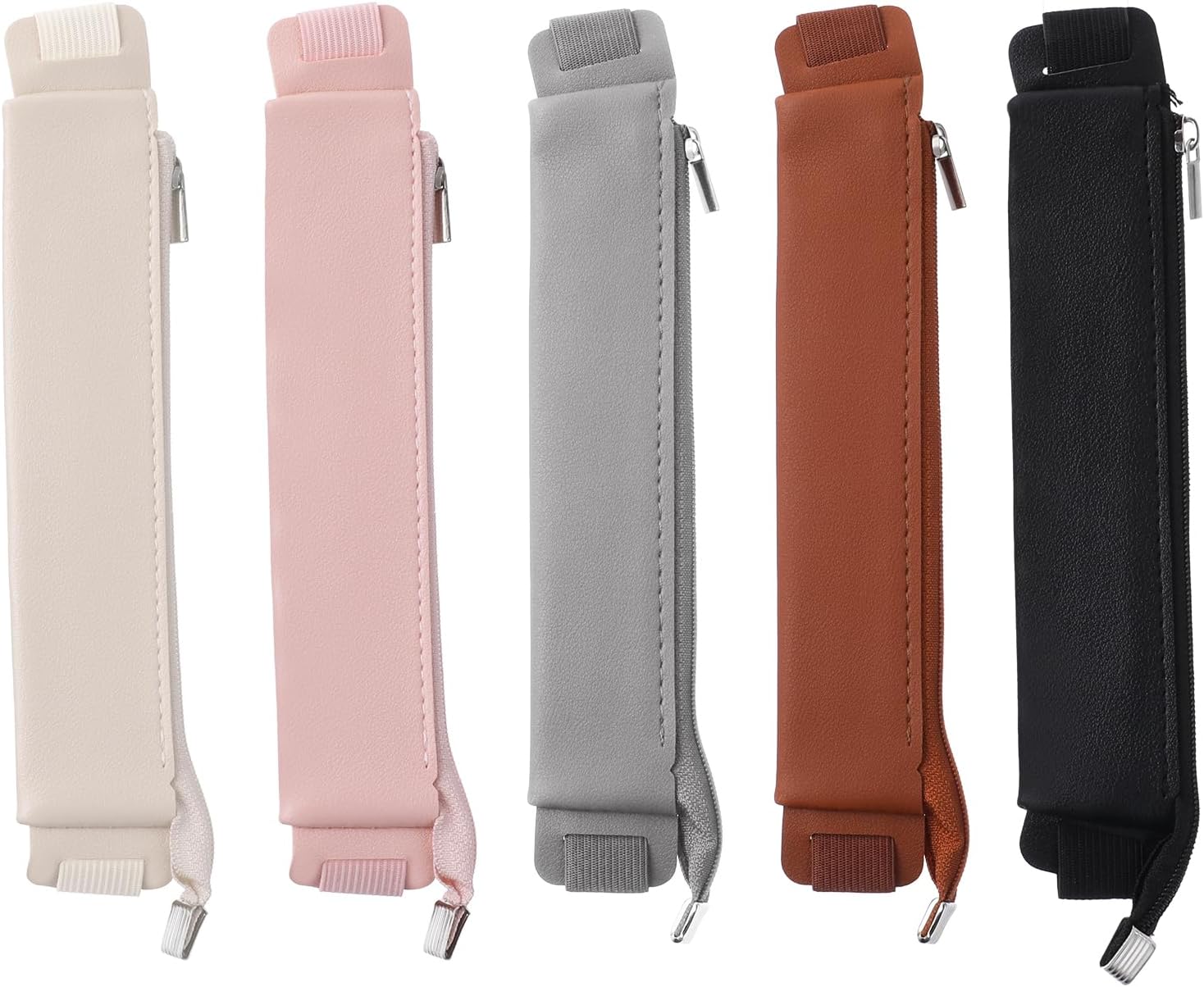 Grevosea 5 Pcs Adjustable Elastic Band Pen Holder, Notebook Pen Holder ...